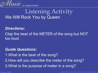 Music: An Appreciation- Elements of Music | PPS