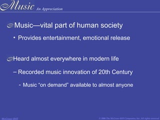 Music: An Appreciation- Elements of Music | PPS
