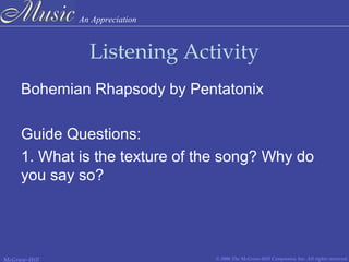 Music: An Appreciation- Elements of Music | PPS