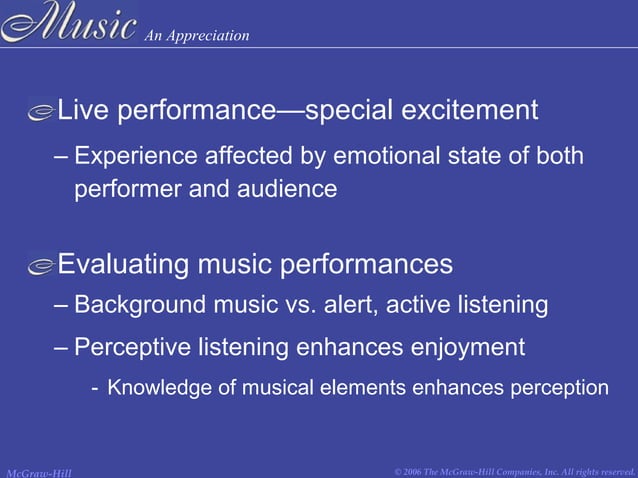 Music: An Appreciation- Elements of Music | PPS