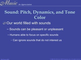 Music: An Appreciation- Elements of Music | PPS