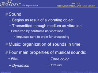 Music: An Appreciation- Elements of Music | PPS