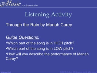 Music: An Appreciation- Elements of Music | PPS