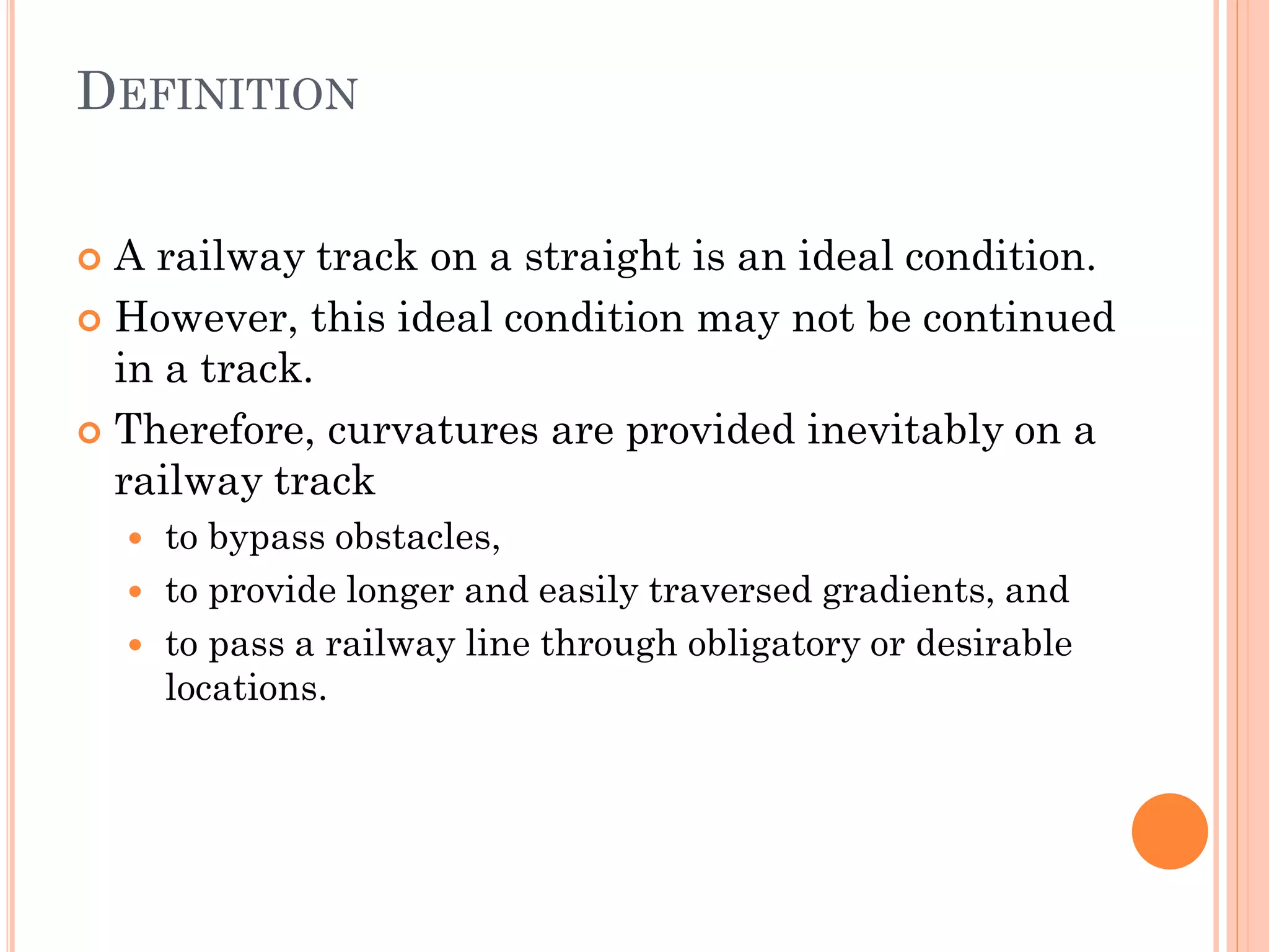 1. curvature of track | PDF