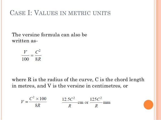1. curvature of track