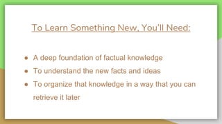 1.1 how we learn | PPTX