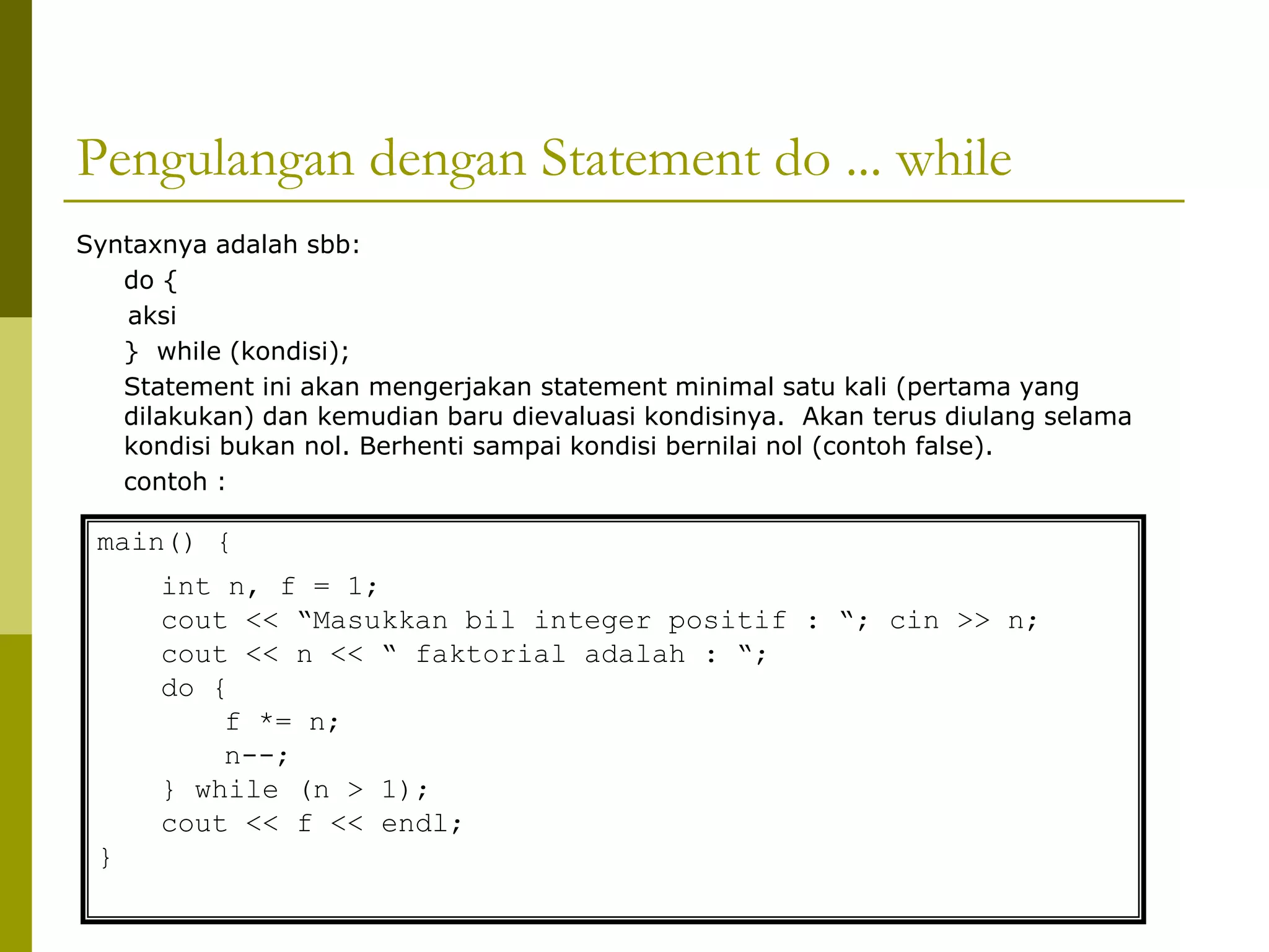 1. Algoritma, Struktur Data dan Pemrograman Terstruktur | PDF