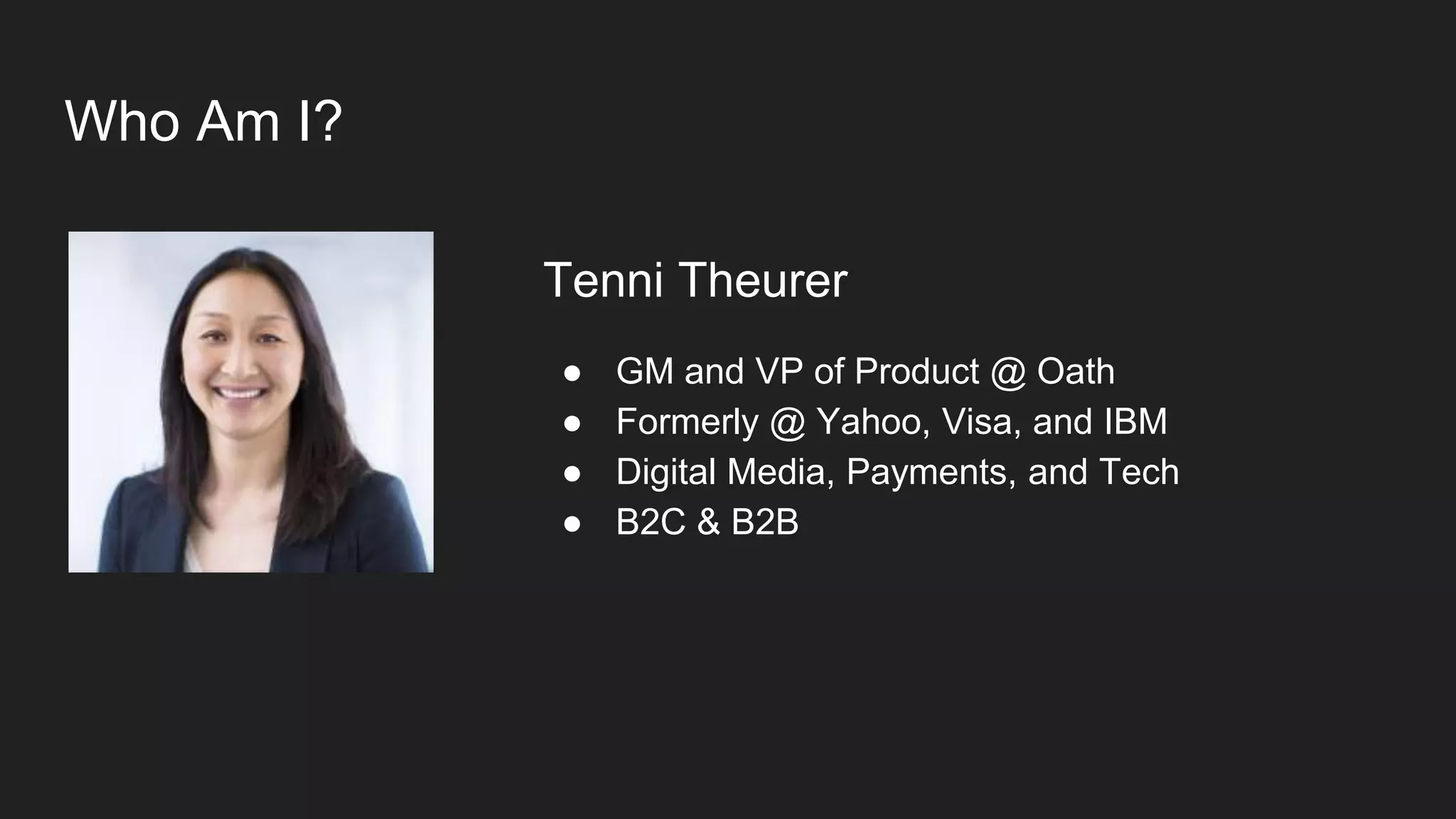 Tenni Theurer, GM & VP, Product Management, Oath | PPTX