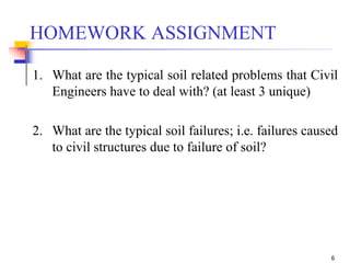 Geotechnical Engineering-I [Lec #1: Introduction] | PPSX | Civil ...