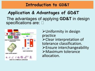 Geometrical Dimensioning & Tolerancing, GD&T Course. Day1 | PPTX