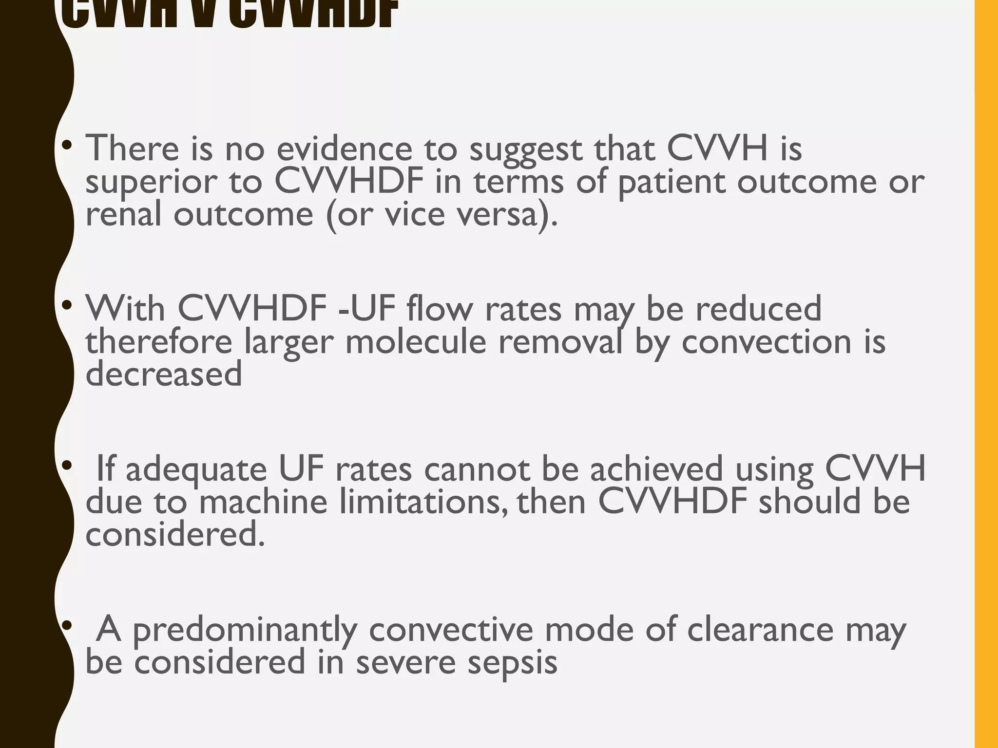 Classical ‘renal’ indications for starting renal replacement therapy ...
