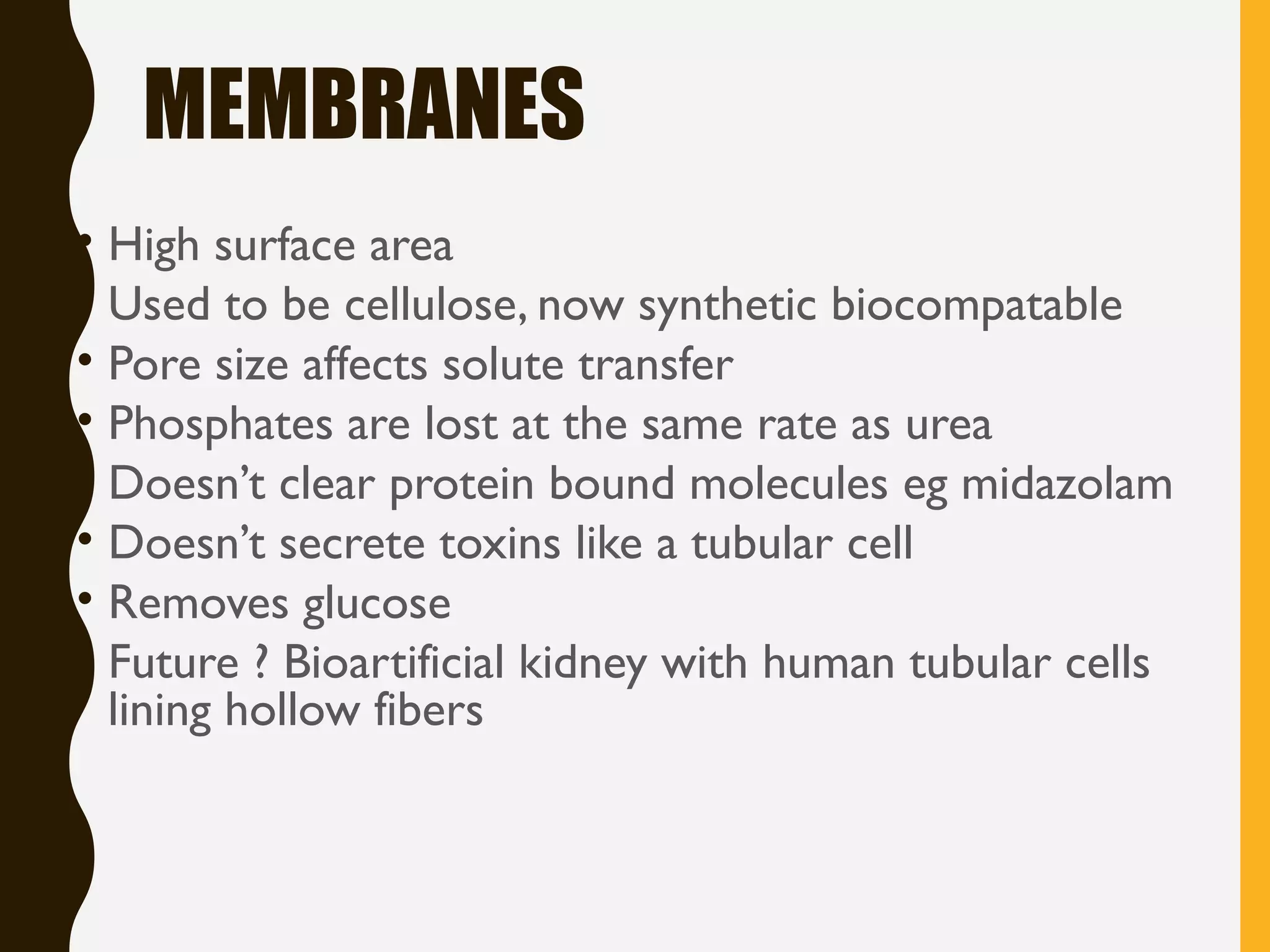 Classical ‘renal’ indications for starting renal replacement therapy ...
