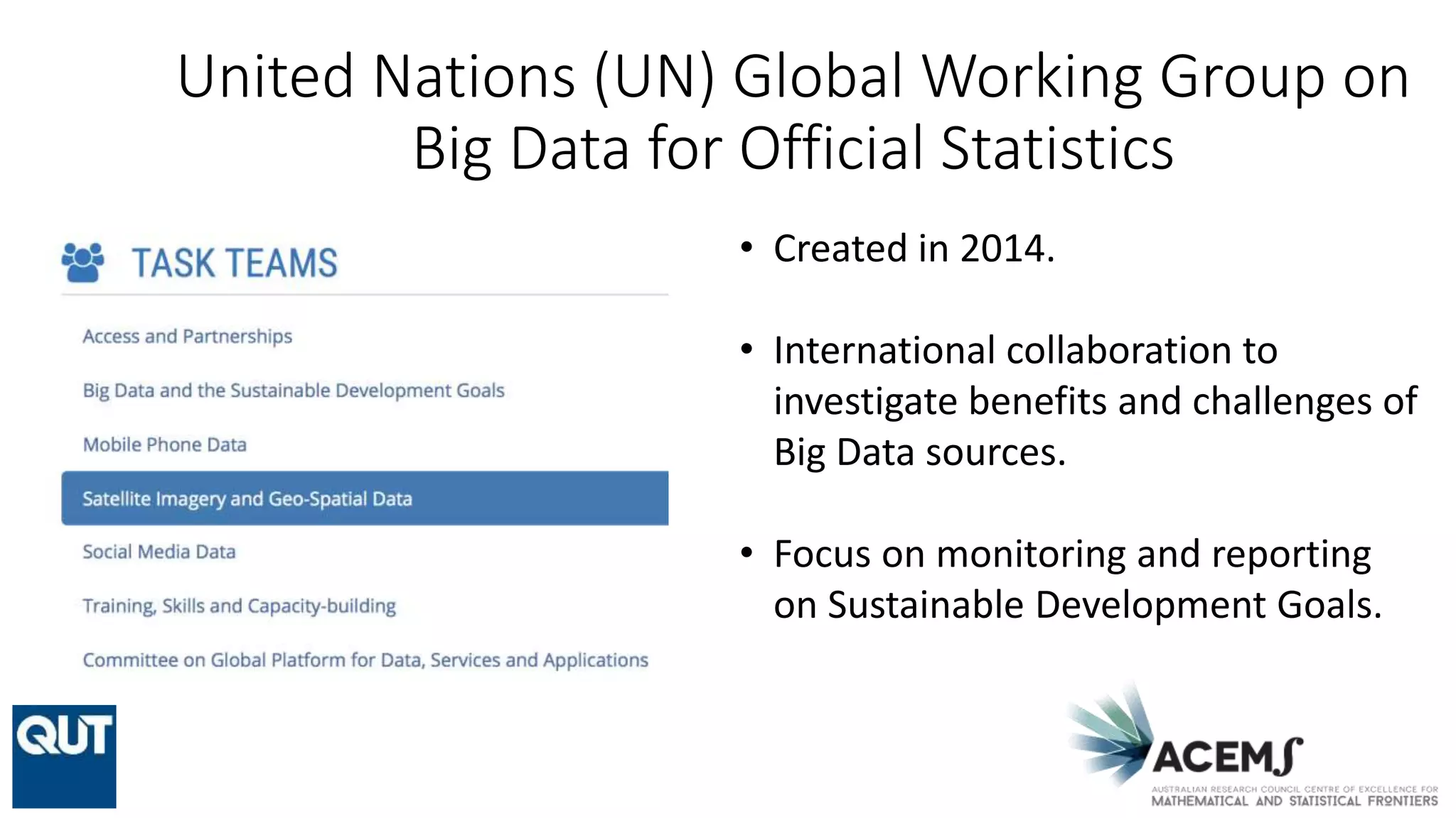 IAOS 2018 - Satellite imagery analysis for Sustainable Development ...