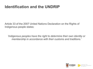 IAOS 2018 - Statistics, Rights and Recognition – The Identification of ...