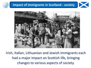 higher migration and empire - impact of immigrants in scotland society ...