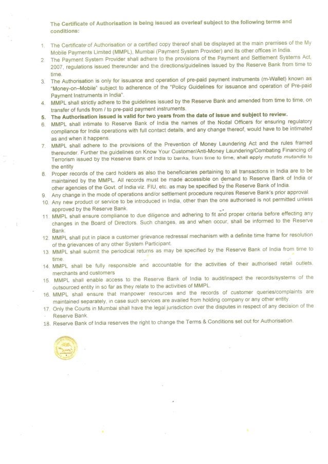 1. RBI registration | PDF