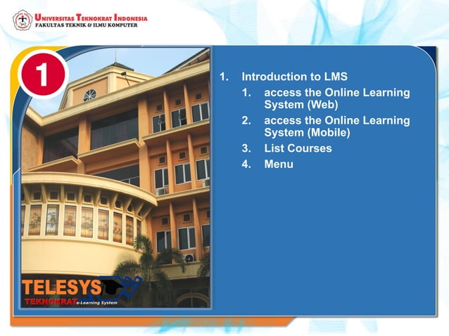 1. introduction lms | PPT