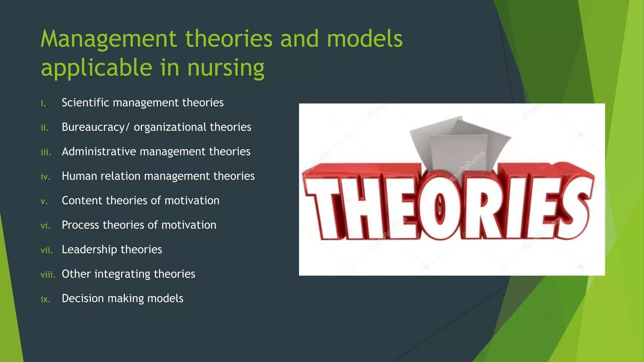 Nursing management (Introduction ) | PPTX