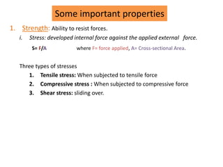 1. engineering materials | PPTX