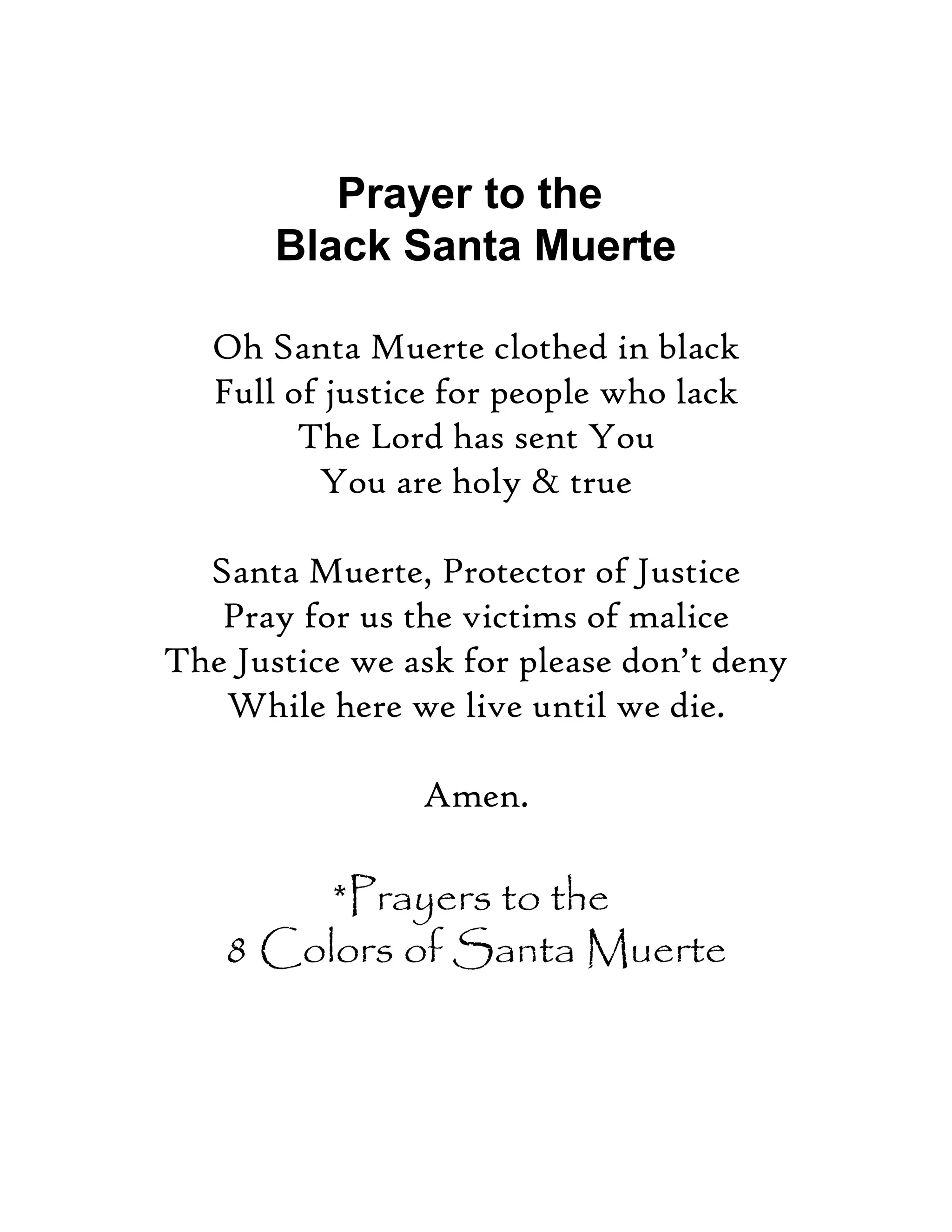 Santa Muerte Colors | PPT