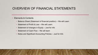 Essentials of financial reporting | PPTX