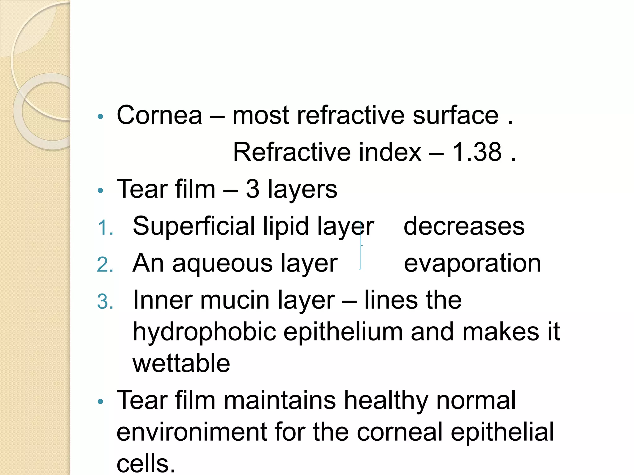 1.anatomy , physiology , pathology of cornea | PPTX