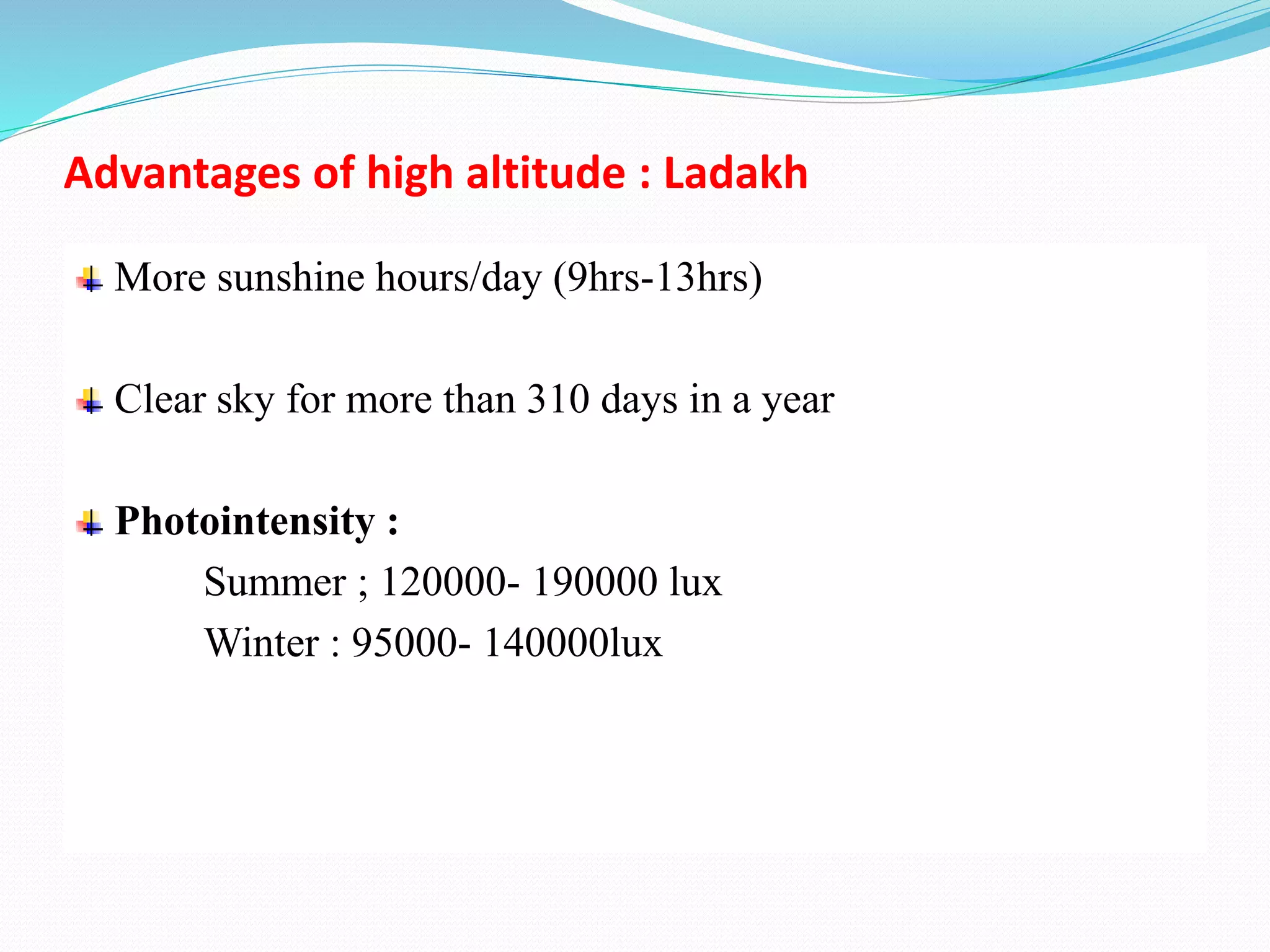 agriculture status of ladakh | PPTX