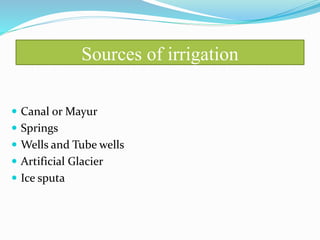 agriculture status of ladakh | PPTX