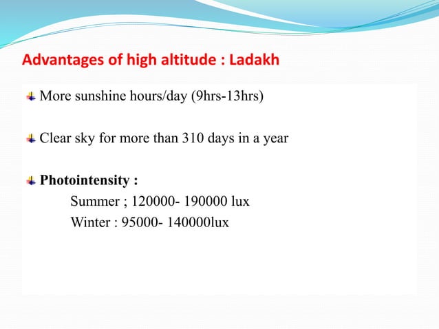 agriculture status of ladakh | PPTX | Agriculture | Industries