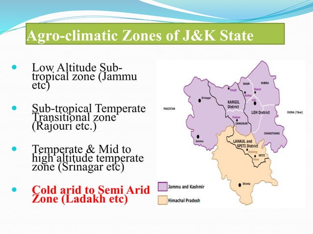 agriculture status of ladakh | PPTX | Agriculture | Industries
