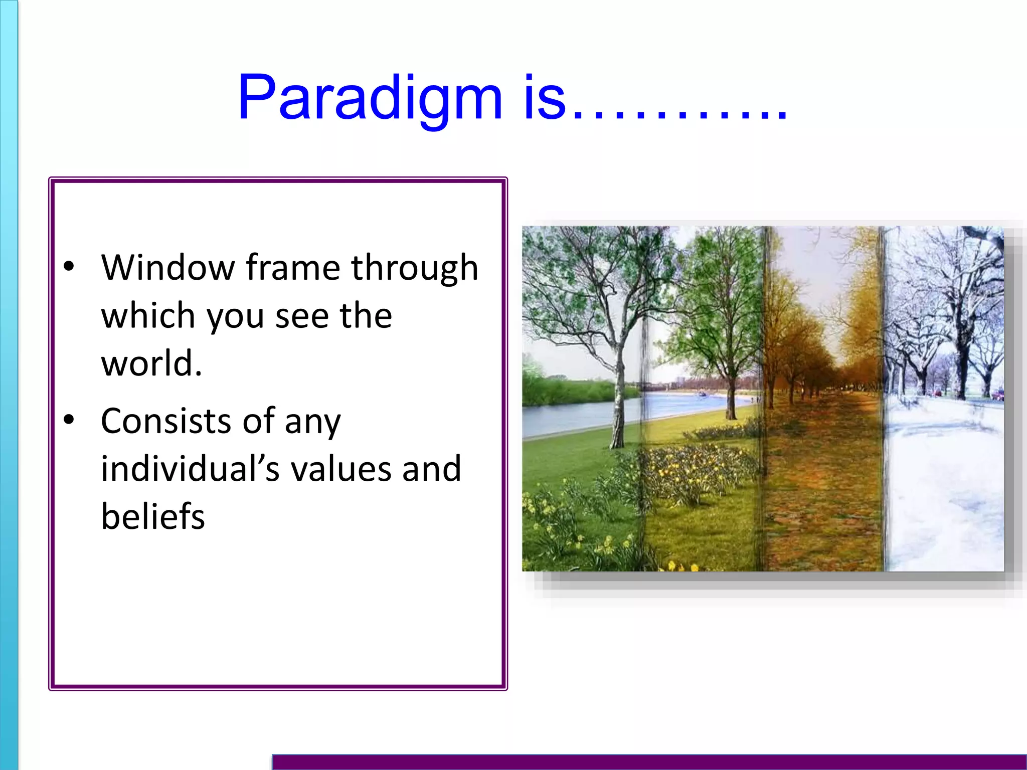 7 habits: 1.paradigm shift | PPT