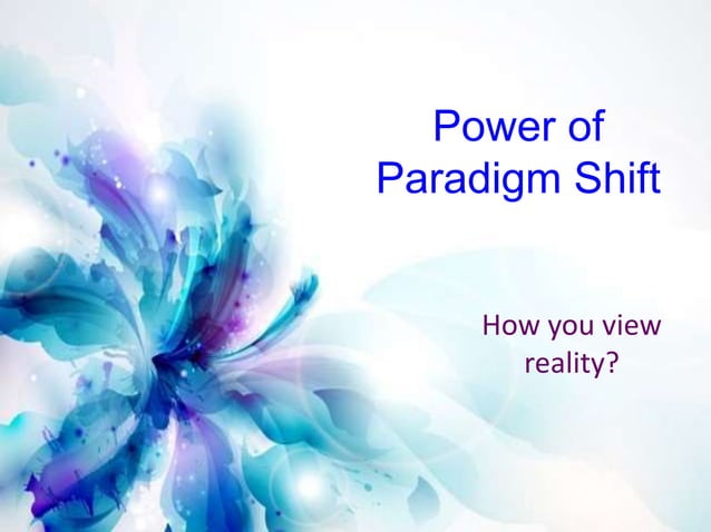 7 habits: 1.paradigm shift | PPT