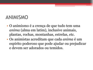 RELIGIÕES DE MATRIZ AFRICANA | PPTX