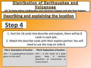 1. Distribution of Volcanoes and Earthquakes | PPTX