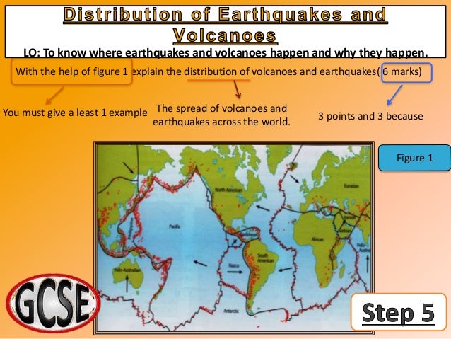1. Distribution of Volcanoes and Earthquakes