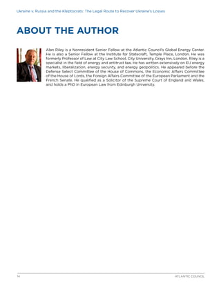 Ukraine v. Russia and the Kleptocrats | PDF