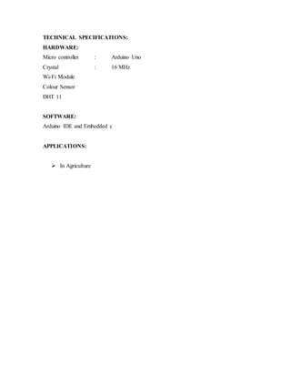 an iot based smart solution for leaf disease detection | DOCX