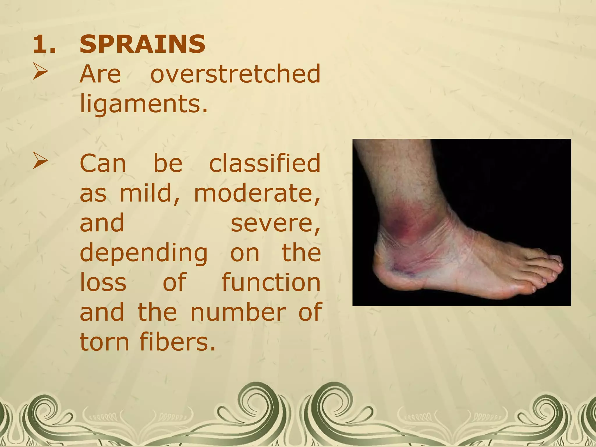 Sports Injuries (Grade 11 PE and HEALTH) | PPT