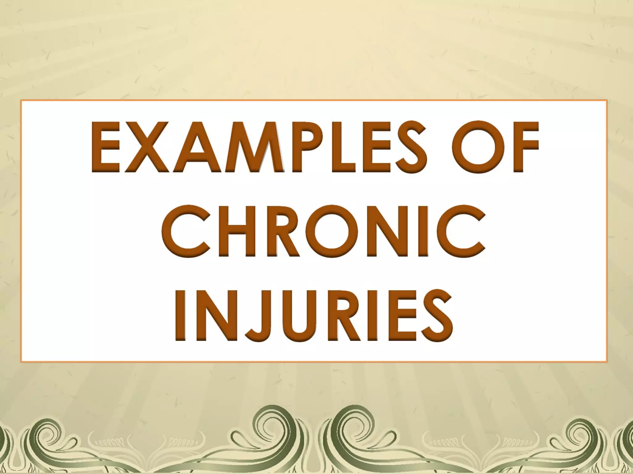 Sports Injuries (Grade 11 PE and HEALTH) | PPT