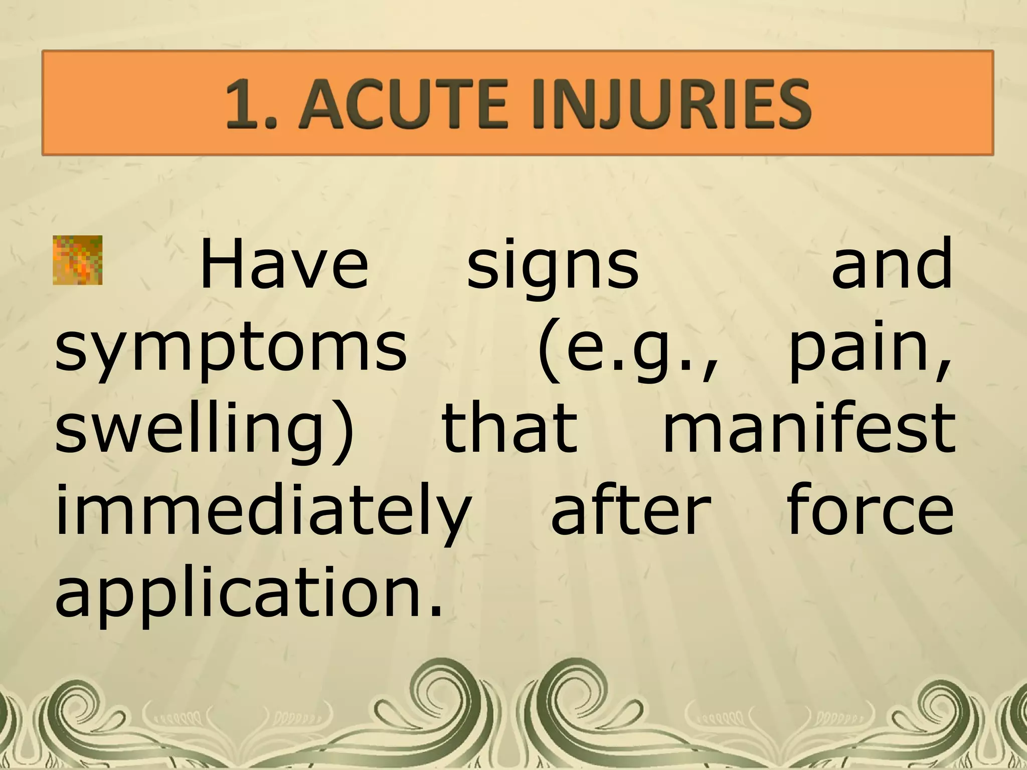 Sports Injuries (Grade 11 PE and HEALTH) | PPT
