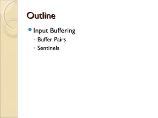 1.Role lexical Analyzer | PPT