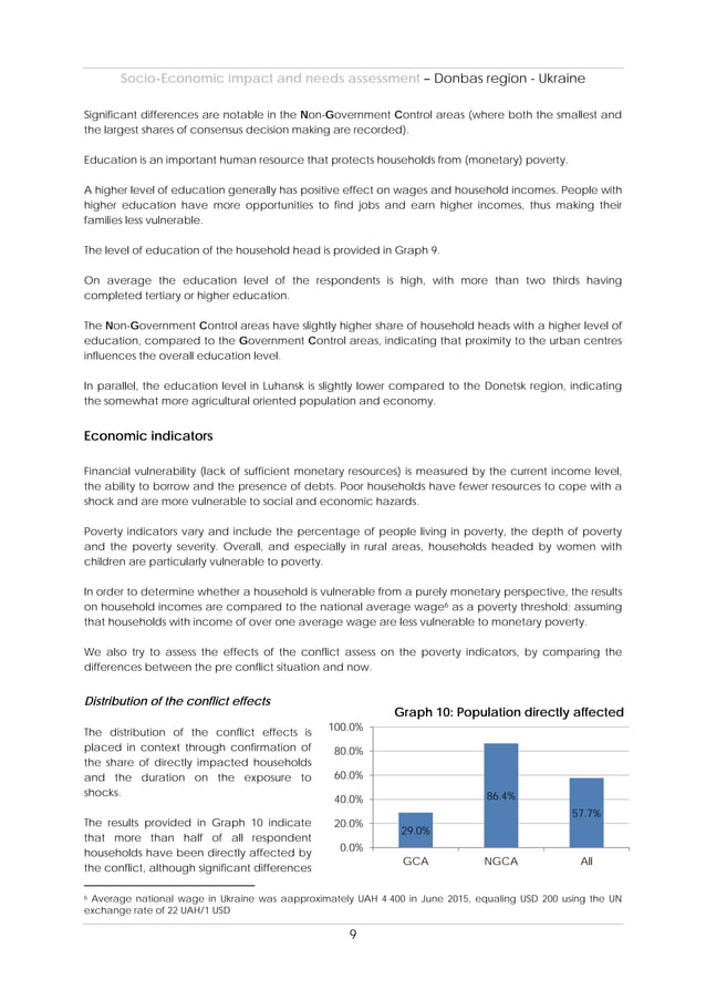 Socio-economic impact and needs assessment | PDF
