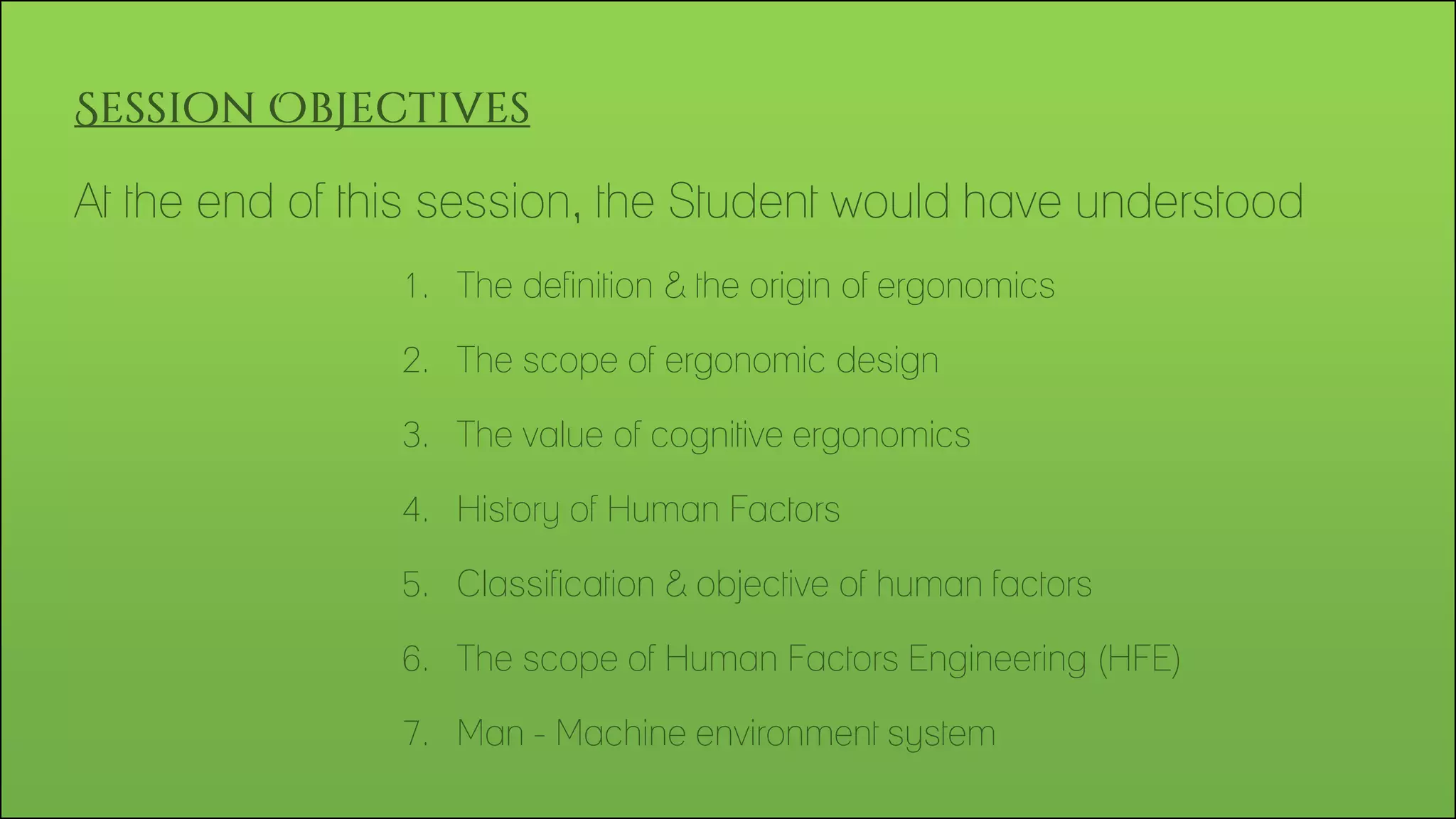 1. scope, origin & ergonomics | PDF
