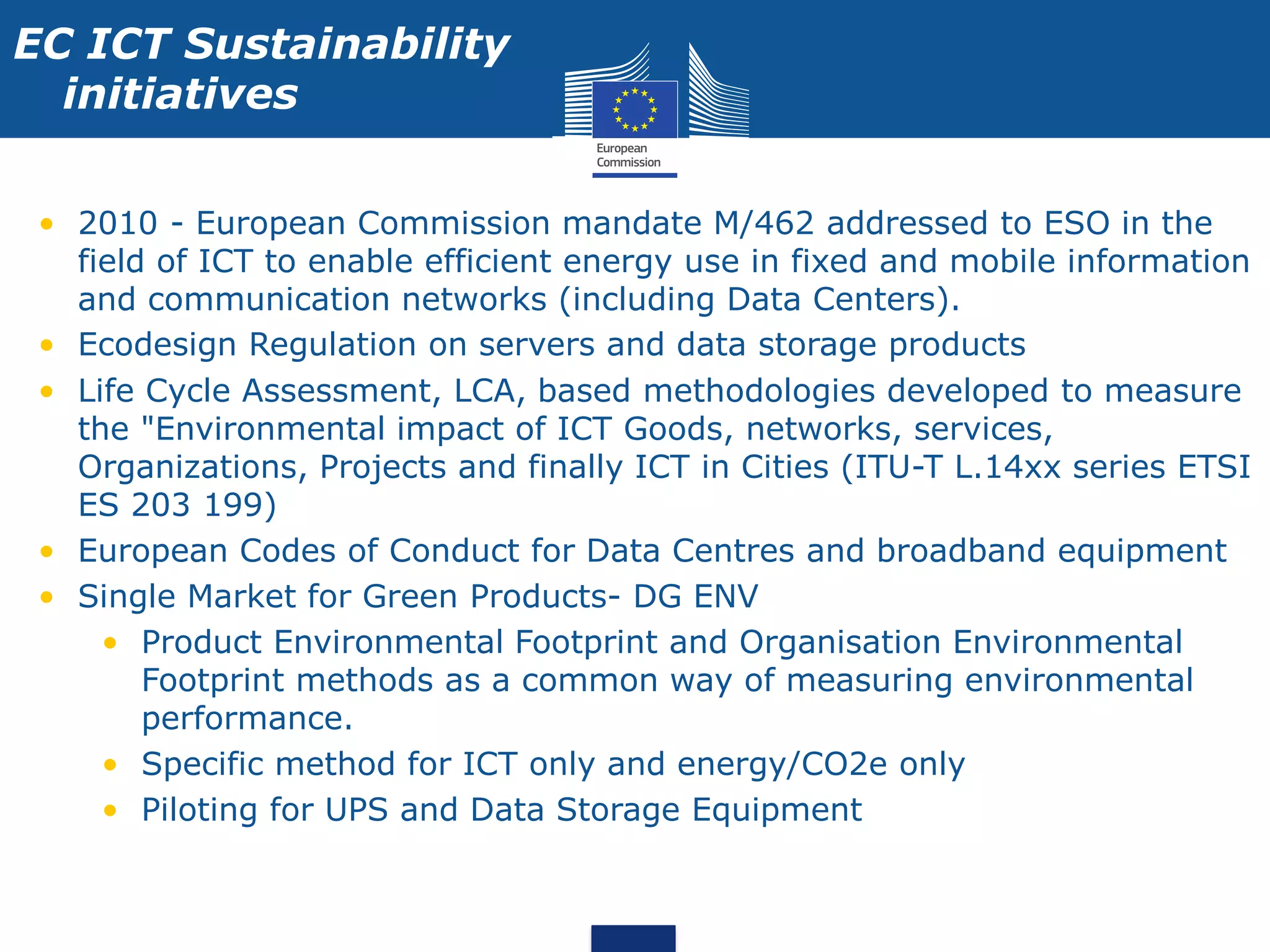 Green ICT and future policy vision under Horizon Europe | PPT