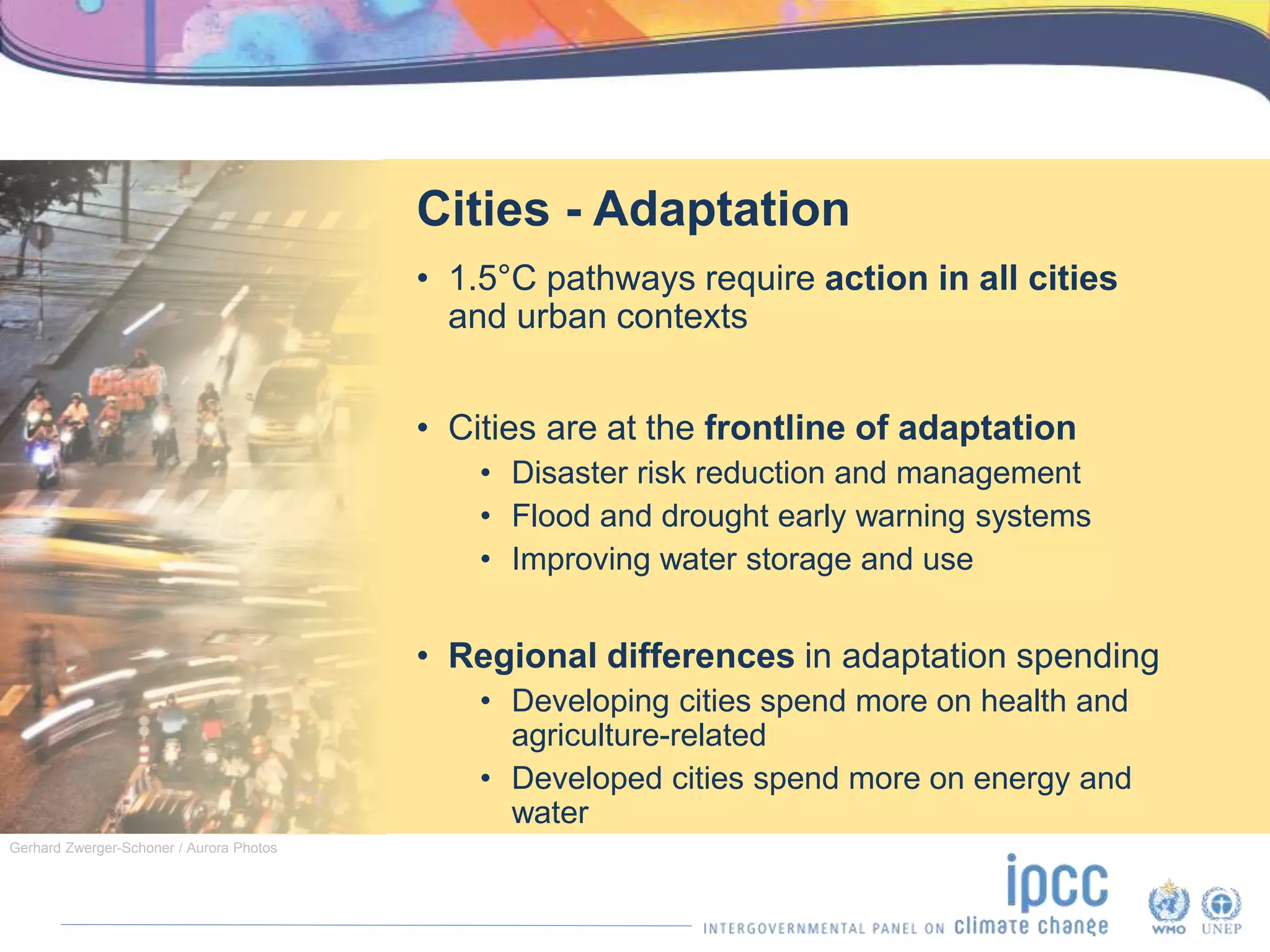 Cities and Climate Change - Cities and climate change adaptation | PPTX