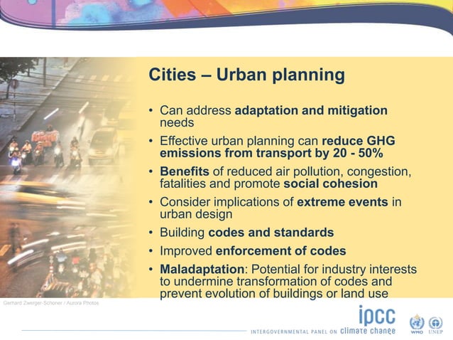 Cities and Climate Change - Cities and climate change adaptation | PPTX