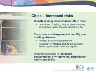 Cities and Climate Change - Cities and climate change adaptation | PPT