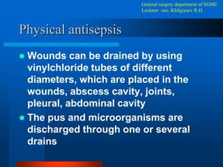 1.1 antisepsis | PDF