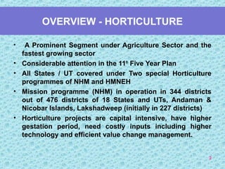 CASE STUDY ON HORTICULTURE STATISTICS | PPT