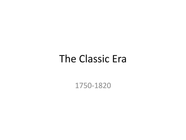 Power point 16. The Classic Era: Early Classic Italian Opera | PPTX ...